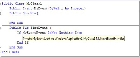 dotnetstep: Event Null Checking In VB.NET Before It Raise